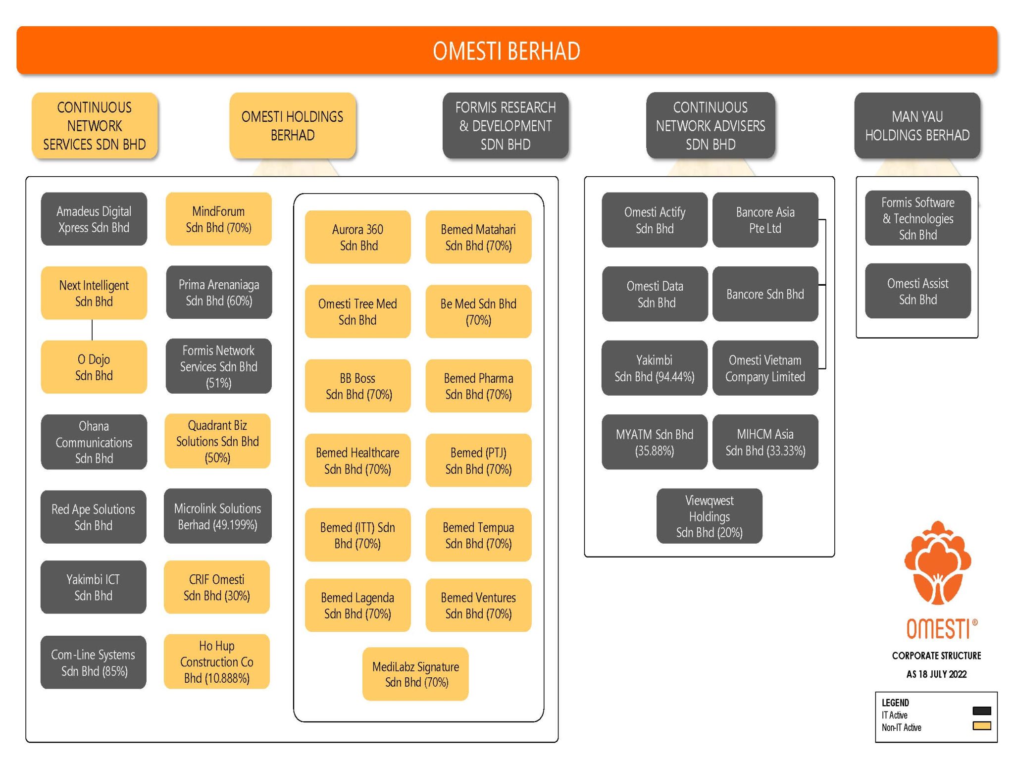 Group Structure ⋆ Omesti